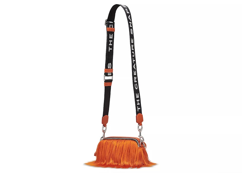 Marc Jacobs Snapshot Creature Camera Bag Faux Fur Bonfire Orange in ...