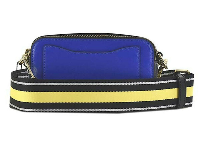 The Marc Jacobs The Snapshot Dazzling Blue Multi in Saffiano Leather ...