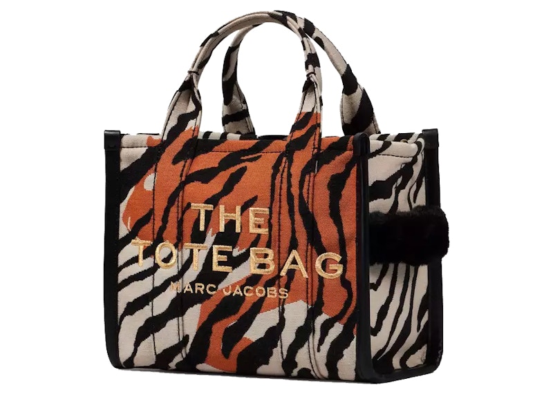 Marc Jacobs The Year of the Tiger Tote Bag Small Jacquard Tiger Stripe ...