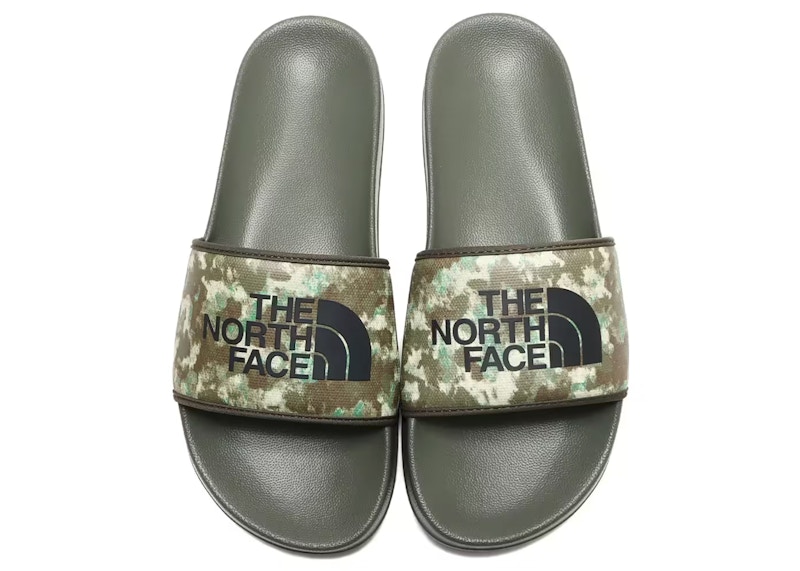 The North Face Base Camp Slide III Green Camo - NF02354-KW - FR
