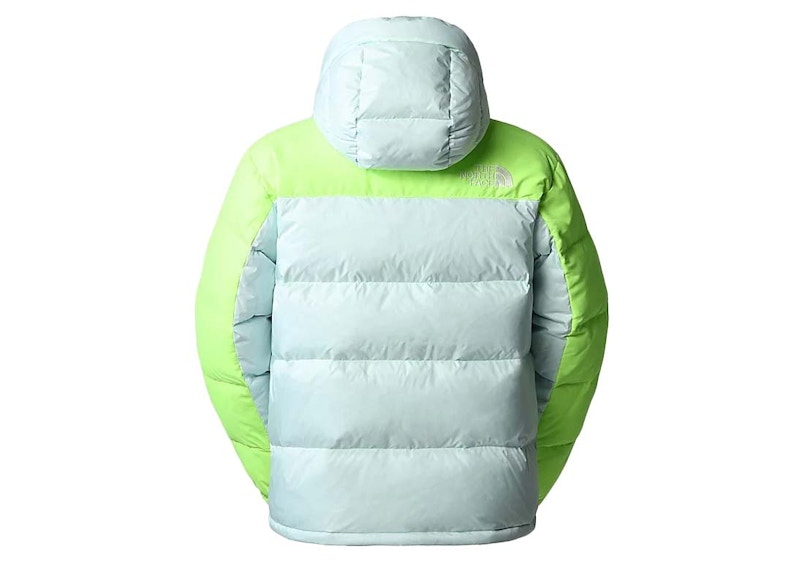 The North Face Himalayan Hooded Down Jacket Skylight Blue/Led Yellow ...
