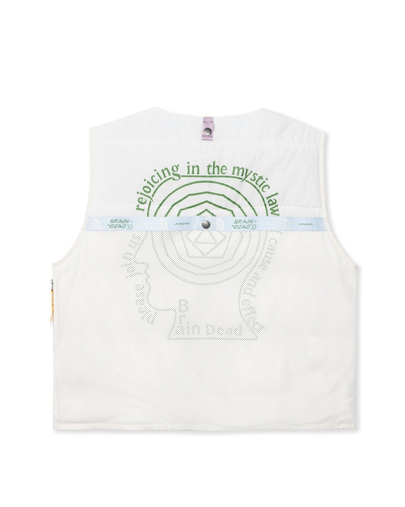 The North Face x Brain Dead 68 Sierra Vest Vintage White Men's - FW20 - US