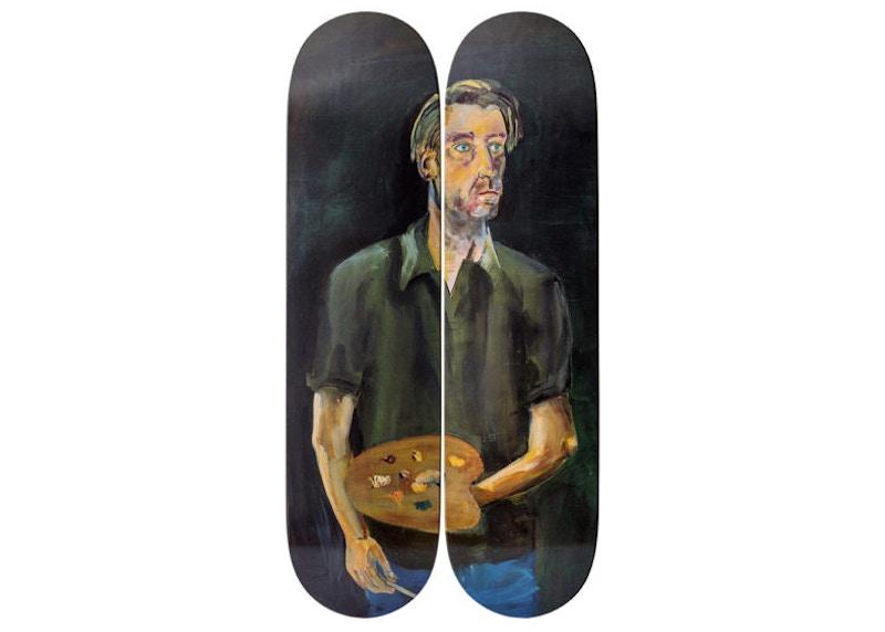 The Skateroom Albert Oehlen - Selbsporträt mit Palette Skate Deck Set ...