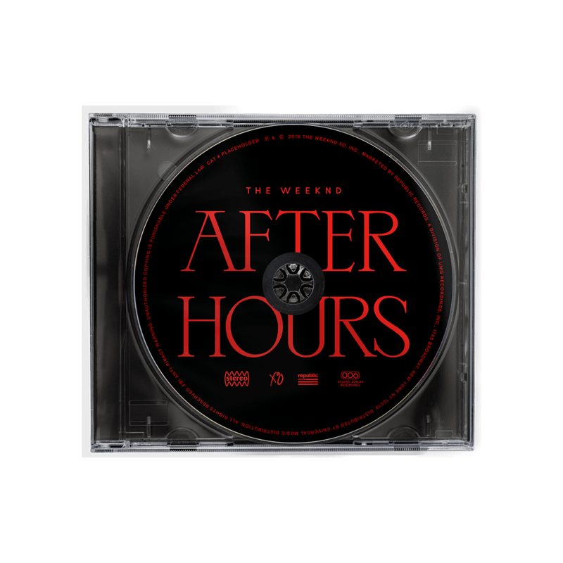 The Weeknd After Hours Signed Holographic Jewel Case - US