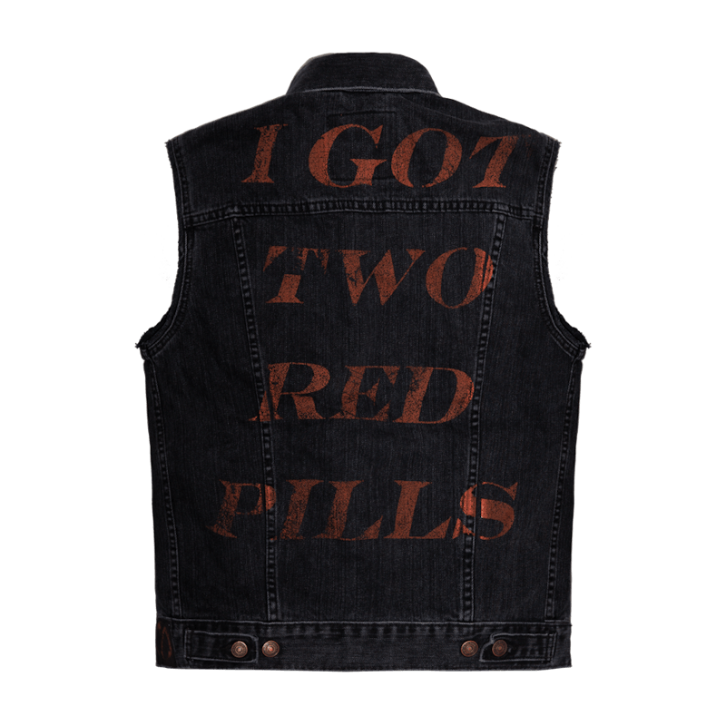 The Weeknd Privilege Levi's Denim Vest Black - 2018