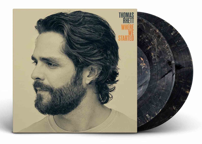 Thomas Rhett Where We Started 2XLP Vinyl Black with Gold Swirl - US