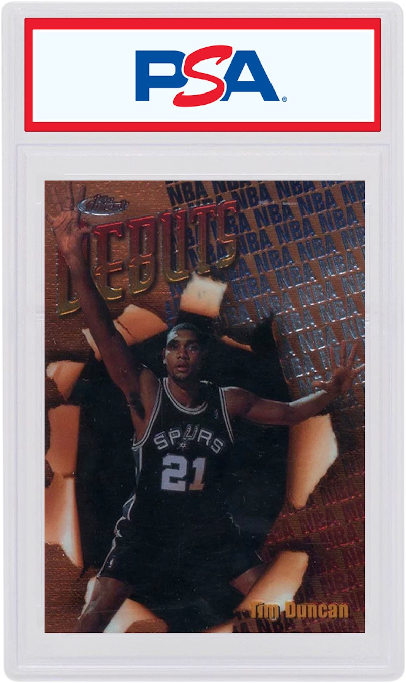 Tim Duncan 1997 Topps Finest Rookie #101 - 1997