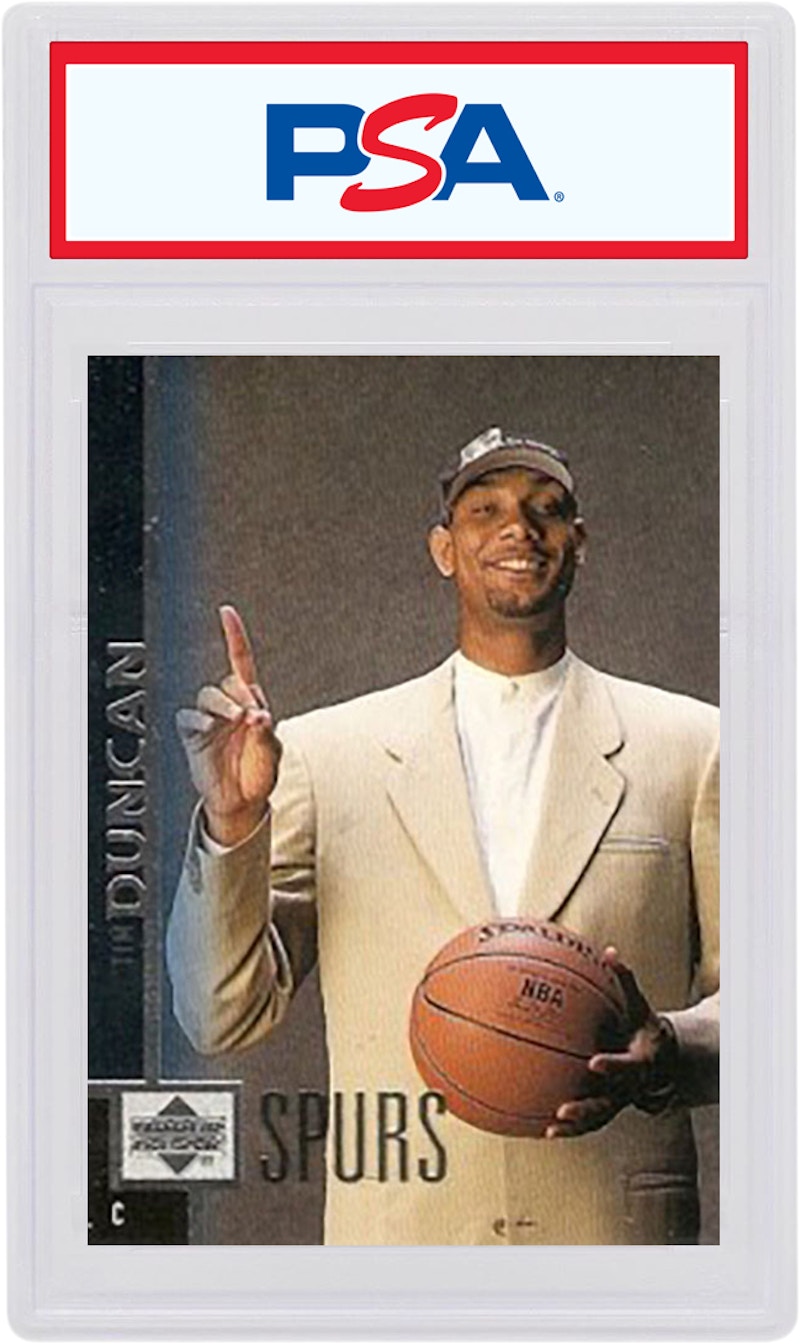 Tim Duncan 1997 Upper Deck Rookie #114 (PSA or BGS Graded) - 1997 - GB
