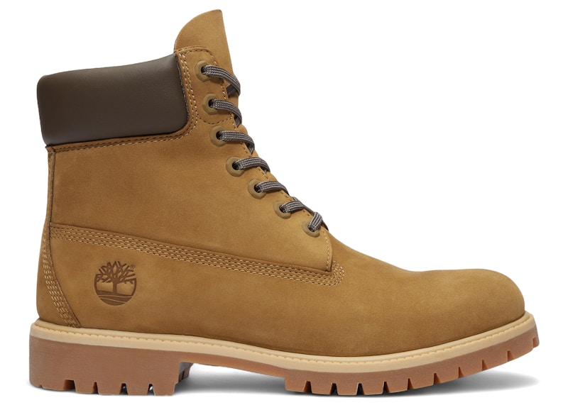 Timberland 6" Premium Waterproof Boot Olive Nubuck Dark Brown Men's ...