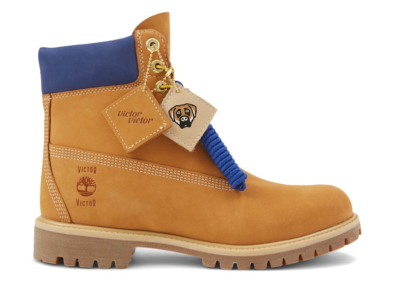Timberland 6" Premium Waterproof Boot Victor Victor Wheat Navy (2025 ...