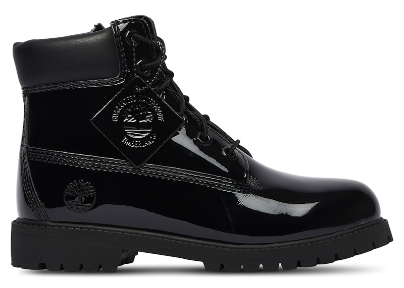Timberland 6" Premium Waterproof Patent Boots Black (GS) - TB0A6BET-EL6 ...