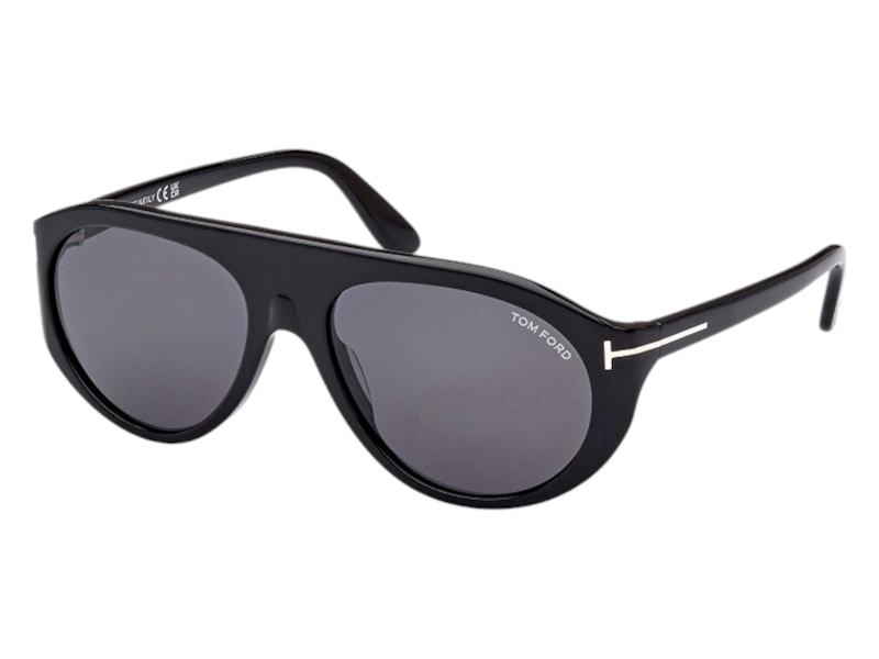 Tom Ford Aviator Sunglasses Black (FT1001 01A) in Acetate - US