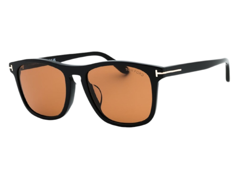 Tom Ford Square Sunglasses Black (FT0930-F 01E) in Acetate - US