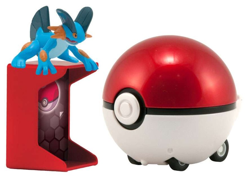 Tomy Pokemon Catch n Return Pokeball Swampert & Poke Ball Figure Set - US