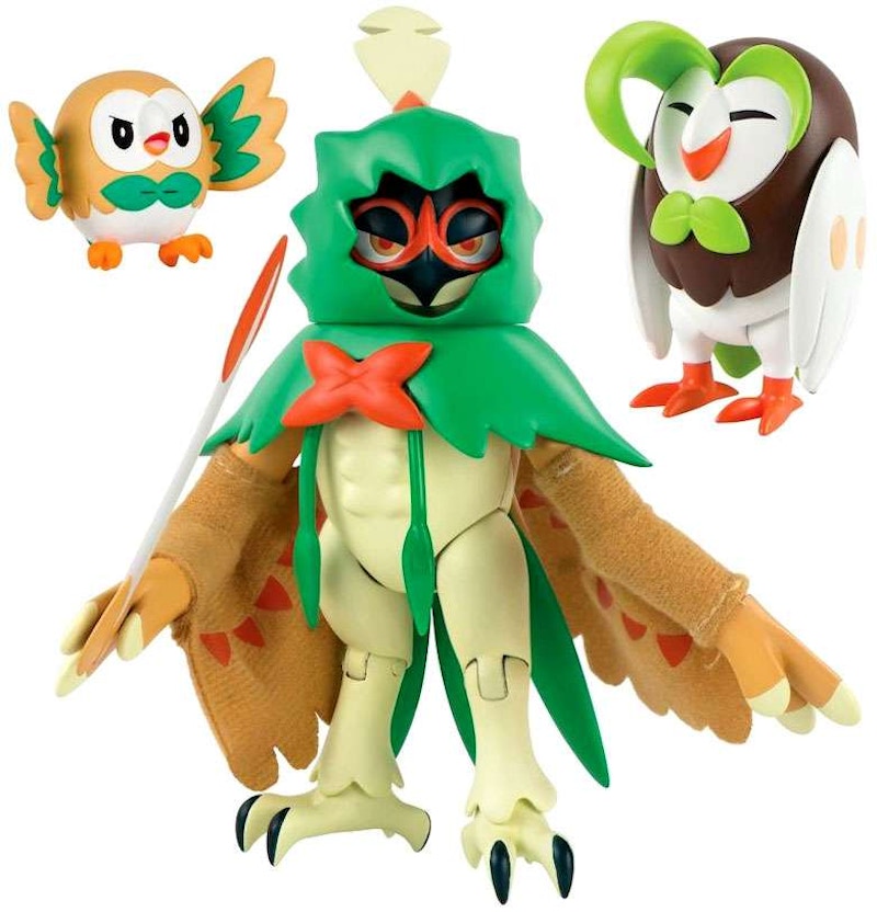 Tomy Pokemon Evolution Set Decidueye, Dartrix & Rowlet Toys 'R Us ...