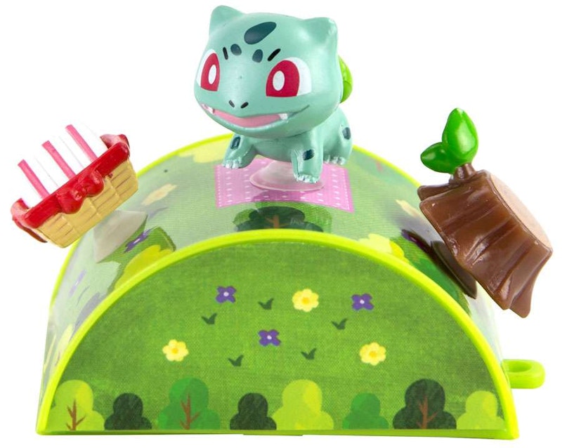 Tomy Pokemon Petite Pals Bulbasaur Mini Figure (Set of 3) - GB