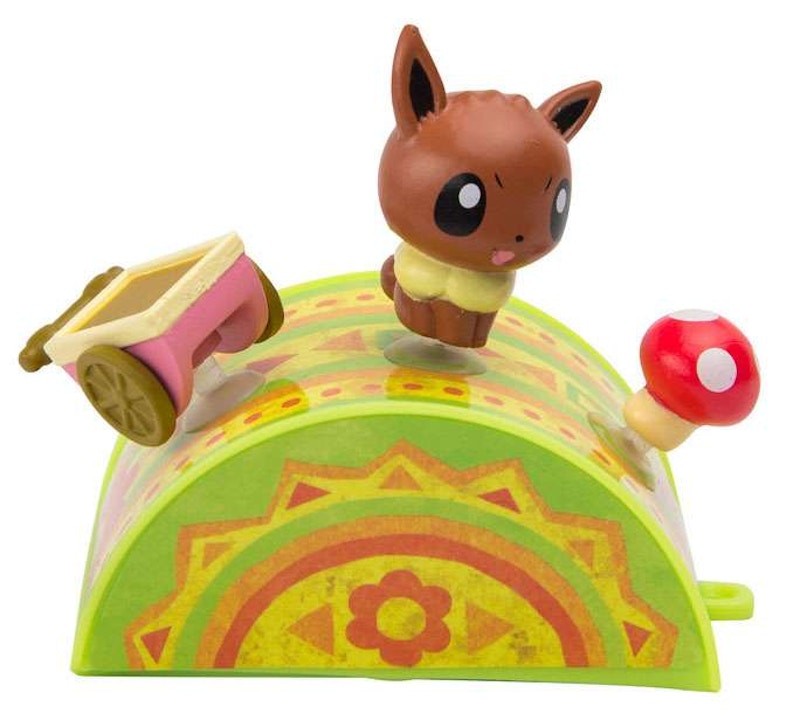 Tomy Pokemon Petite Pals Eevee Mini Figure (Set of 3) - GB