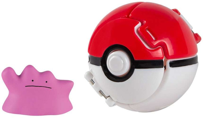 Tomy Pokemon Throw 'n' Pop Pokeball Ditto & Poke Ball Figure Set - US