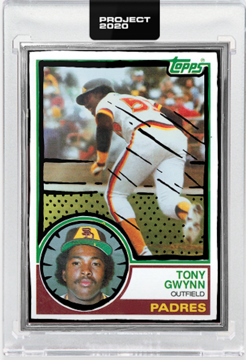 Tony Gwynn 1983 Topps Project 2020 Joshua Vides Artist Proof /20 #64 ...