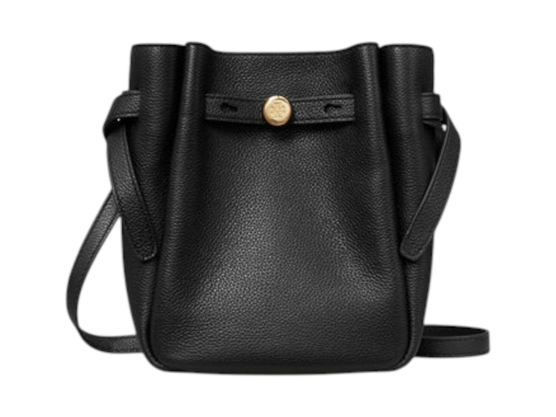 Tory Burch Romy Small Crossbody Black in Leather - US