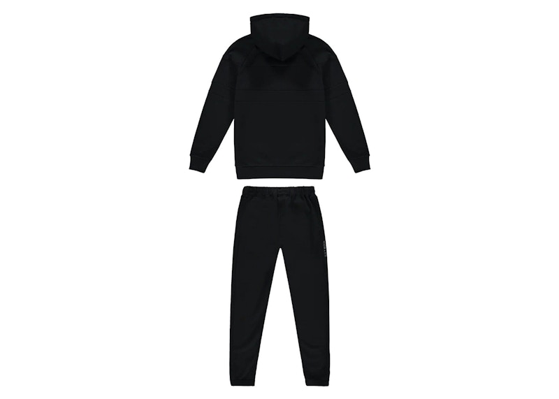 Trapstar Decoded Mesh Panel Hoodie Tracksuit Black Men's - FW22 - US