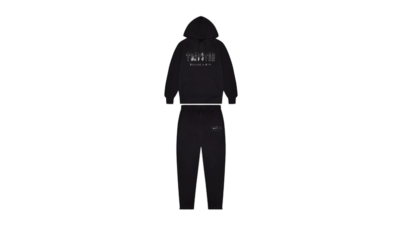 Trapstar Decoded Tracksuit Black Monochrome Men's - FW25 - US