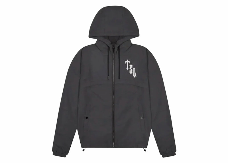 Trapstar Decoded Windbreaker Jacket Black/Reflective Men's - FW22 - US