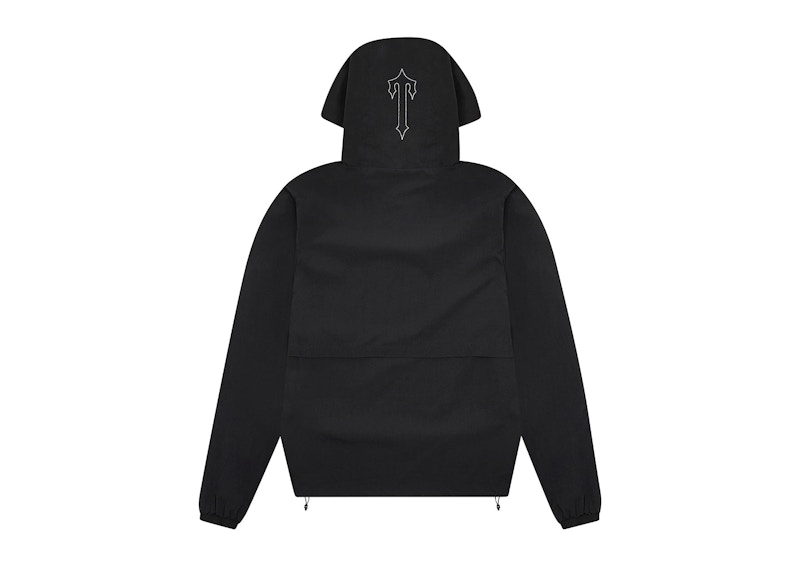 Trapstar Decoded Windbreaker Jacket Black/White Men's - SS23 - GB