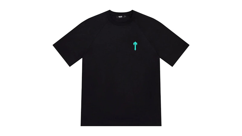 Trapstar Foundation Print Tee Black/Teal Men's - FW25 - US
