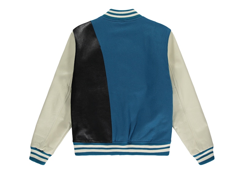 Trapstar Hyperdrive T Chenille Varsity Jacket Lyons Blue/Black/White ...
