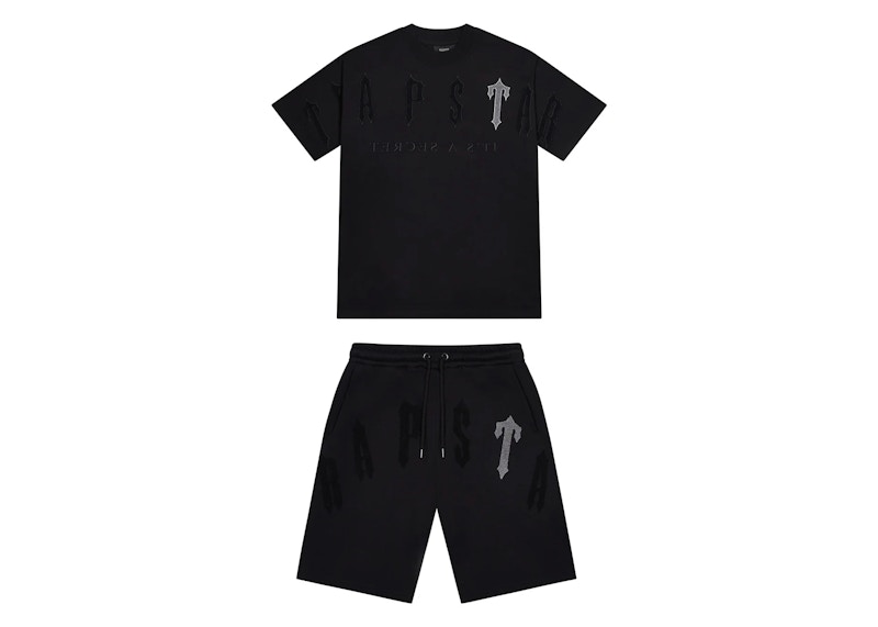 Trapstar Irongate Arch 2.0 Short Set Black/Grey Men's - SS24 - US