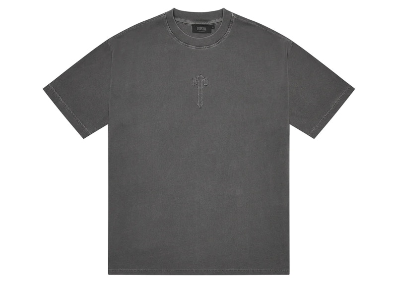 Trapstar Irongate Patchwork Tee Grey Enzyme Wash 남성 - FW23 - KR