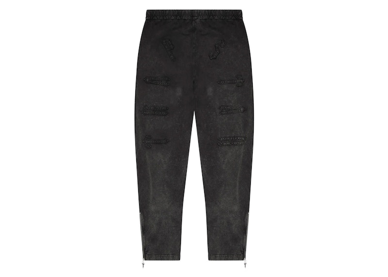Trapstar Patchwork Irongate Bottoms Steel Grey Men's - FW23 - US