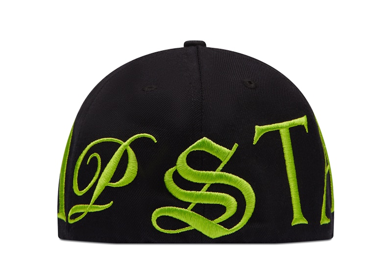 Trapstar Script Fitted Cap Black/Lime - SS23 - US