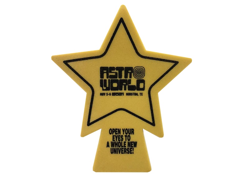 Travis Scott Astroworld Foam Star Gold - US
