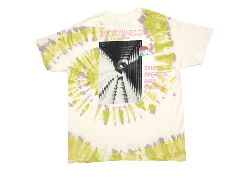 Travis Scott Astroworld Hangout Fest Exclusive T-Shirt Tie Dye