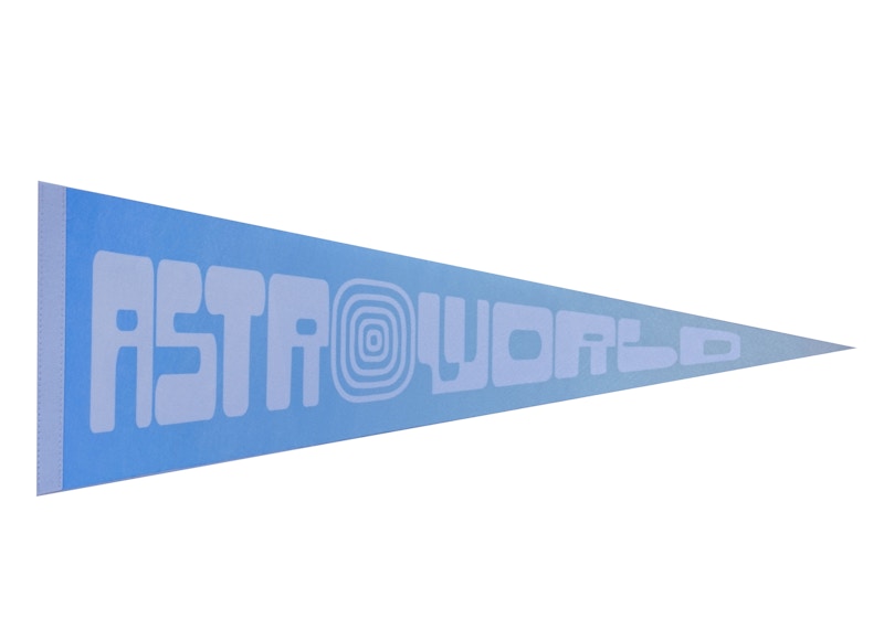 Travis Scott Astroworld Pennant Blue Gradient - DE