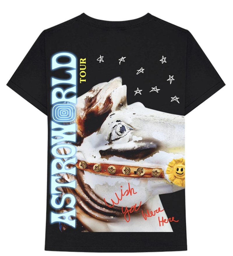 Travis Scott Astroworld Tour Launch T-Shirt Black