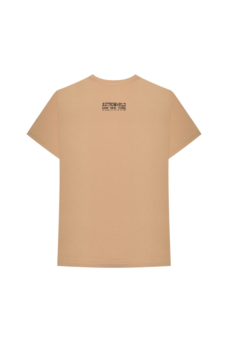 Travis Scott Astroworld X DSM NY Days Inn Tee Tan Men's - SS19 - US