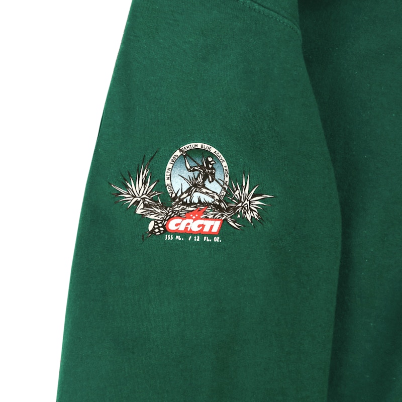 Travis Scott Cacti Icon Heritage Crewneck Green Men's - SS21 - US