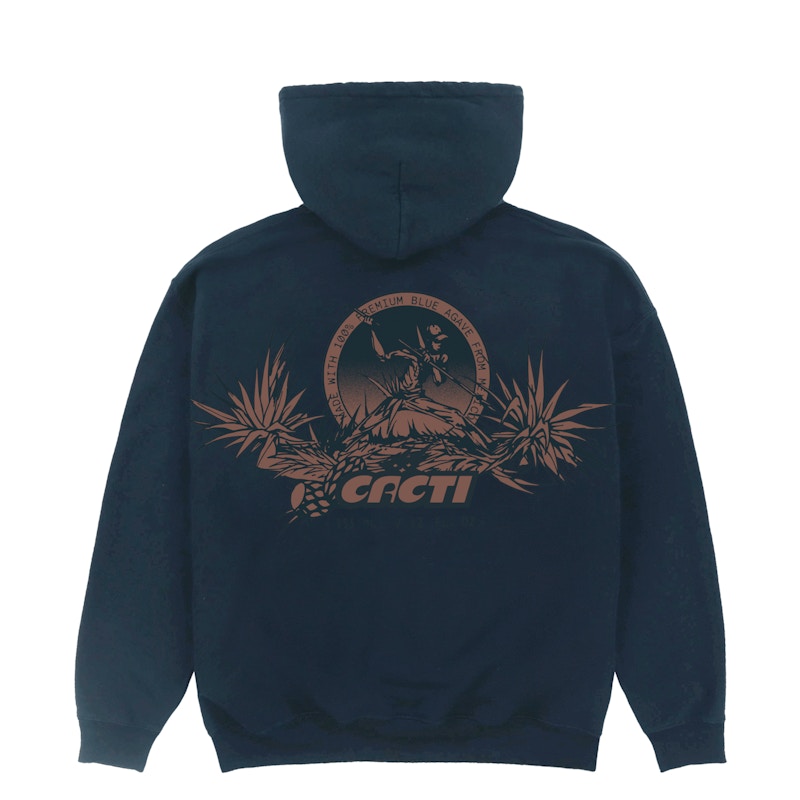 Travis Scott Cacti Icon Heritage Hoodie Navy Men's - SS21 - US