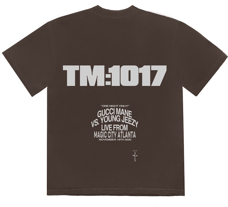 Travis Scott Cactus Jack For Verzuz TM:1017 T-shirt Brown Men's - FW20 - US