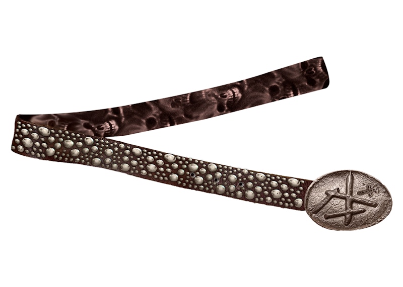 Travis Scott Cactus Jack Studded Belt Brown Men's - SS24 - US