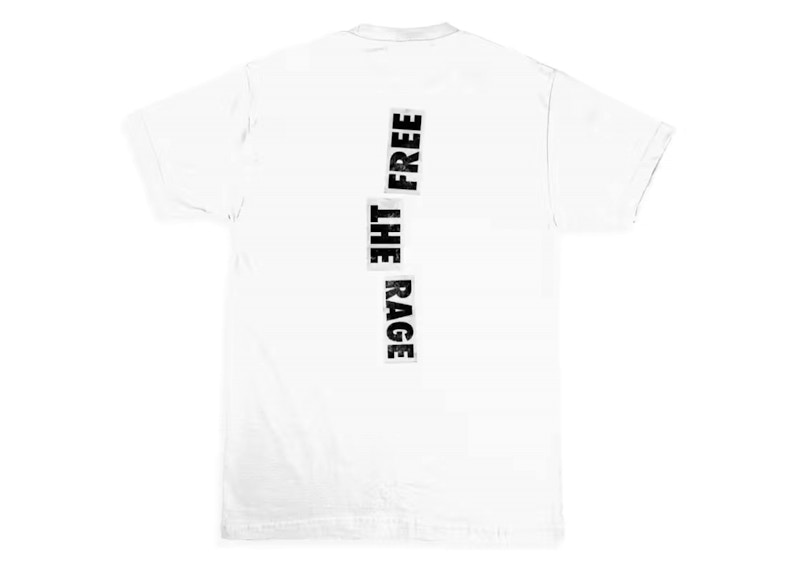 Travis Scott Free The Rage T-shirt White Men's - SS24 - US