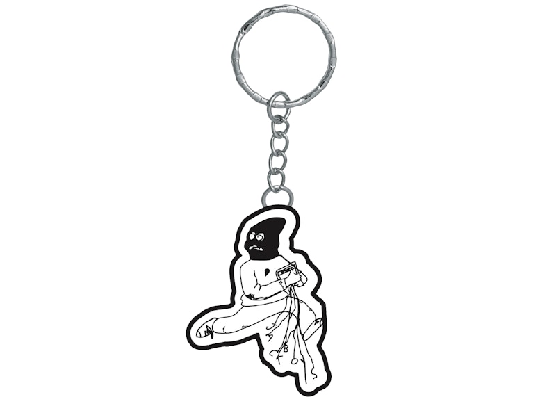 Travis Scott JACKBOYS Mask On Keychain White - FW19 - KR