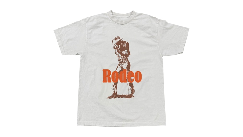 Travis Scott Rodeo 10 Years Cowboy I Tee White Men's - FW25 - US