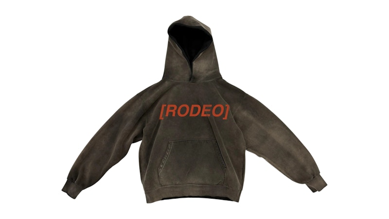 Travis Scott Rodeo 10 Years Logo Hoodie Black Men's - FW25 - US