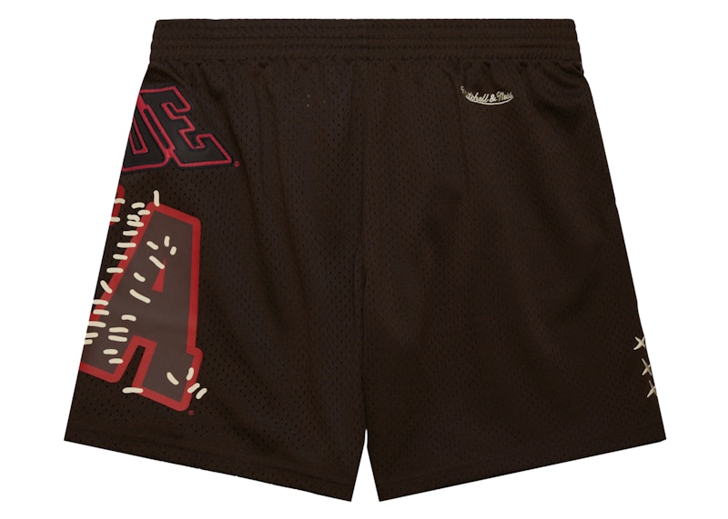 Travis Scott x Mitchell & Ness Alabama Crimson Tide Basketball Shorts ...