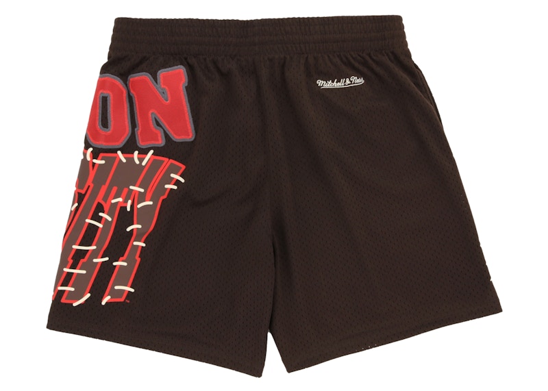 Travis Scott x Mitchell & Ness Boston University Basketball Shorts ...