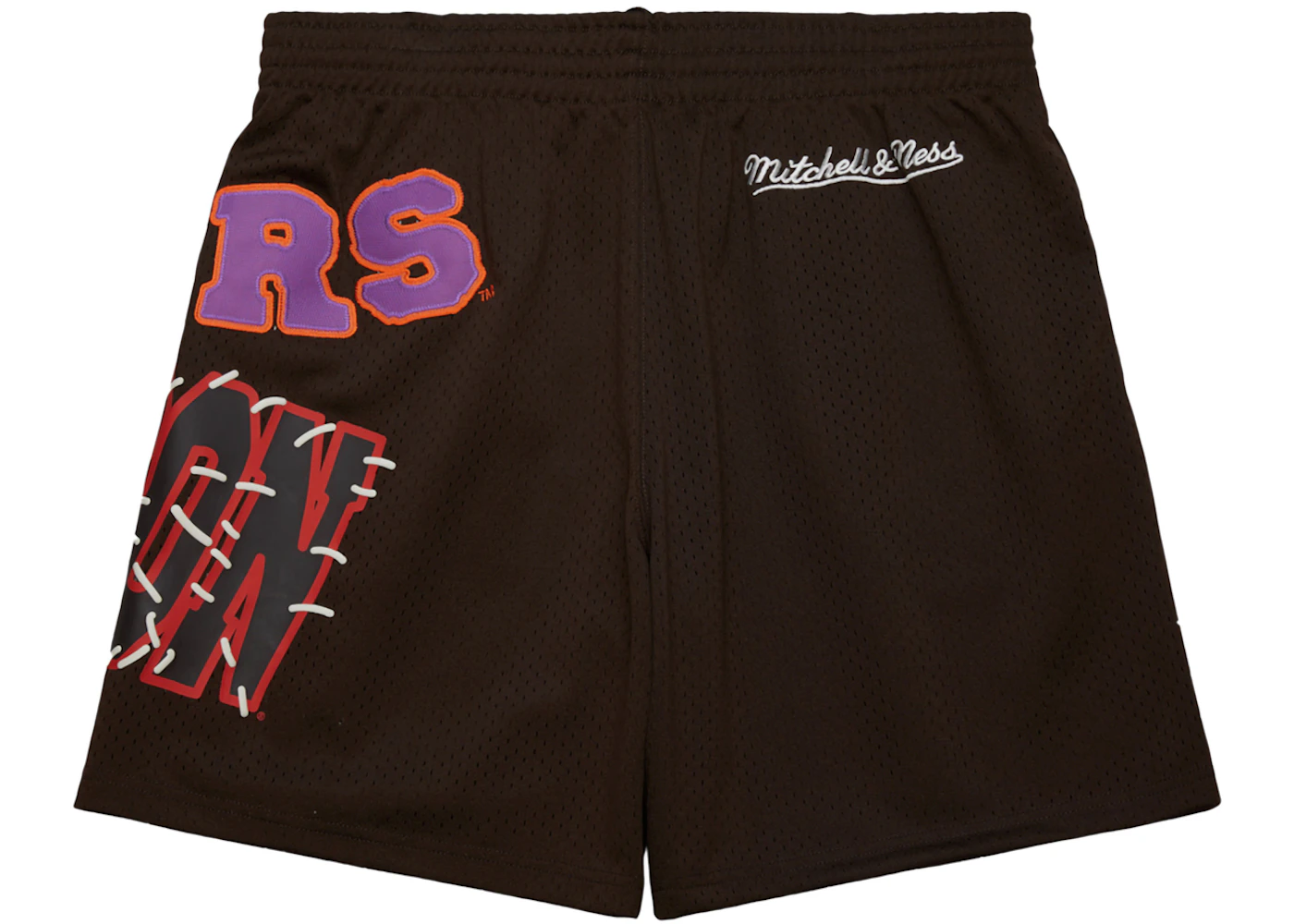 Travis Scott x Mitchell & Ness Clemson Tigers Basketball Shorts Brown ... Travis Scott x Mitchell & Ness Clemson Tigers Basketball Shorts Brown ...